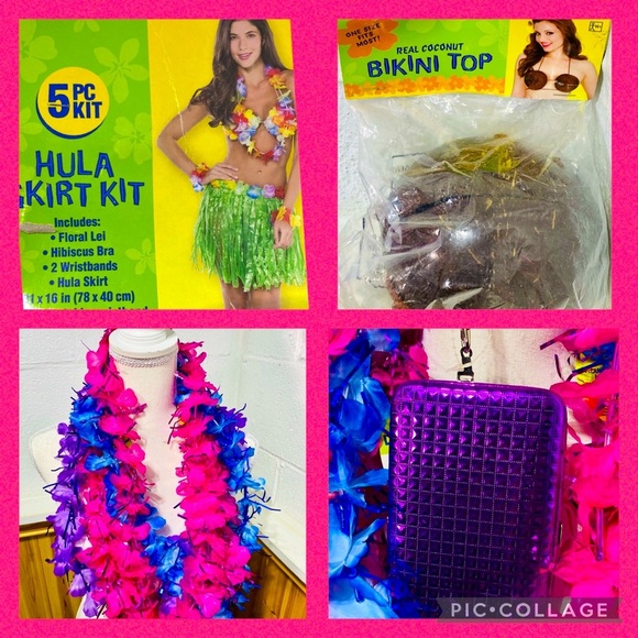 Spirit | Other | Hula Girl Costume Includes 5piece Hula Kit 4 Extra ...